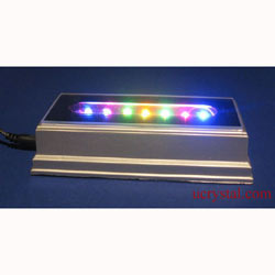 light bases for crystals, crystal light base - 14 LED, rectangular